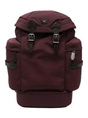 Emporio Armani Nylon Backpack - Brown