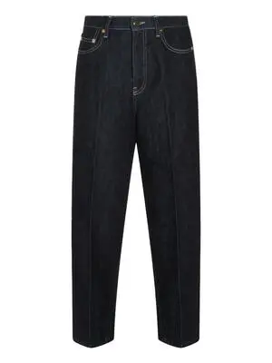 Fabiana Filippi Cotton Barrel Jeans - Navy