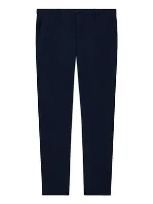 Giorgio Armani Virgin Wool Trousers - Navy