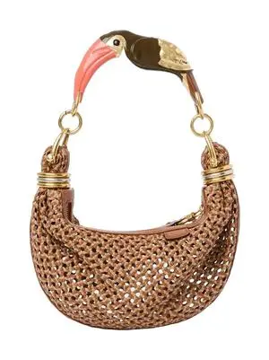 Chloé Bracelet Bag Shoulder Bag With Toucan Handle - Brown