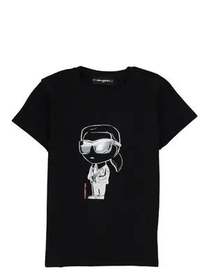 Karl Lagerfeld Graphic Print T-shirt - Black