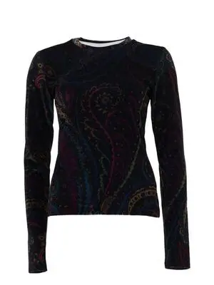 Etro Paisley Print Slim Fit Top - Multicolour