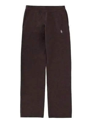 SPORTY&RICH Cashmere Wool Blend Pants - Brown