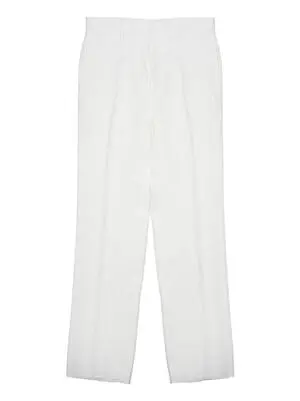 Tagliatore Linen Trousers - White