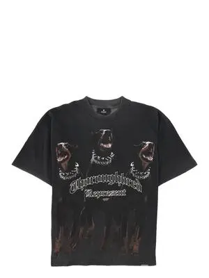 REPRESENT Thoroughbred Graphic T-shirt - Black