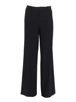 Michael Kors Wool Blend Tailored Trousers - Black