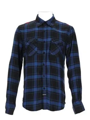 LES ARTISTS Camicia Con Logo Plaid Shirt - Multicolour