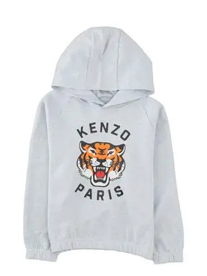 Kenzo Tiger Print Hoodie - Blue