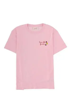 MC2 SAINT BARTH Emilie" Cotton T-shirt - Pink