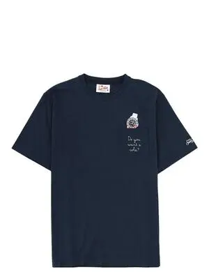 MC2 SAINT BARTH Mc2 Saint Barth T-Shirt With Embroidered Pocket Detail