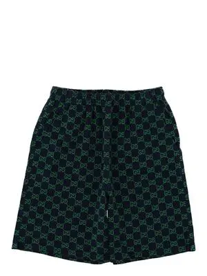 Gucci Gg Cotton Piquet Shorts - Multicolour