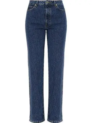 Khaite Danielle Straight Leg Jeans - Denim