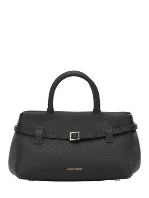 Manu Atelier Manu Atelier Le Cambon 25 Top Handle Bag Black
