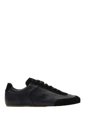 Burberry Leather Knight Runner Sneakers - Black