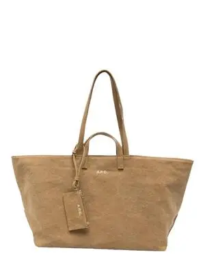 A.p.c. Double-handled Shoulder Bag - Brown
