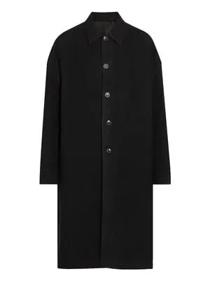 Rick Owens Brad Wool Coat - Black