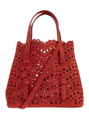Alaïa Alaïa Mina 20 Leather Bag Red