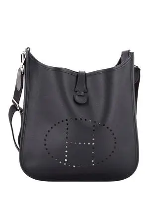 Hermès Evelyne Bag Gen Iii Epsom Pm - Black