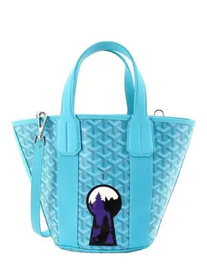 Goyard Belharra Tote Printed Coated Canvas Pm - Brown