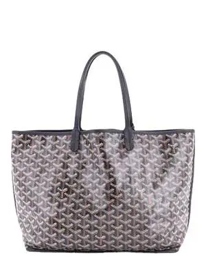Goyard Anjou Reversible Tote Coated Canvas Pm - Black
