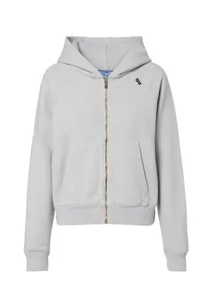 Prada Cotton Jersey Hoodie - Grey