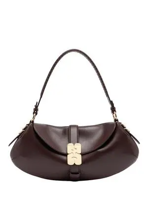GANNI B-kat Small Shoulder Bag - Brown