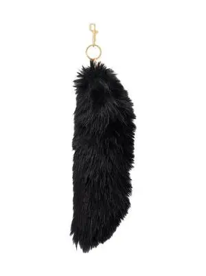 Balenciaga Plush Bag Charm - Black