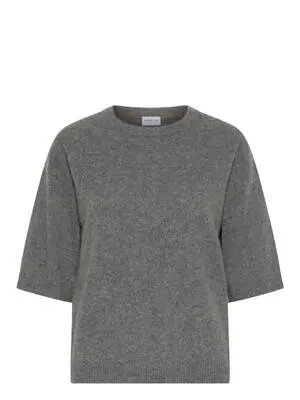 Marella Wool And Cashmere Elbow-length Jumper - Medium Gray