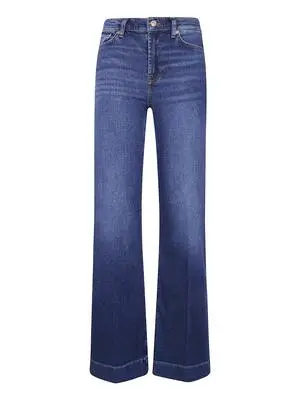 Seven For All Mankind Straight Leg Jeans - Blue