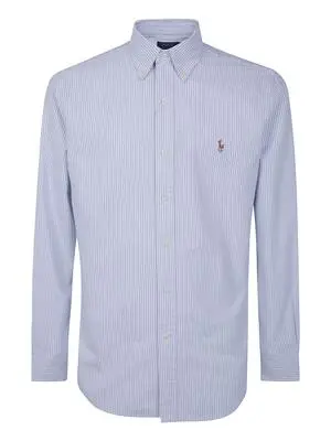 Polo Ralph Lauren Shirt Long Sleeve "sport Shirt - Blue