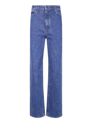 Khaite Danielle Straight Leg Jeans - Blue