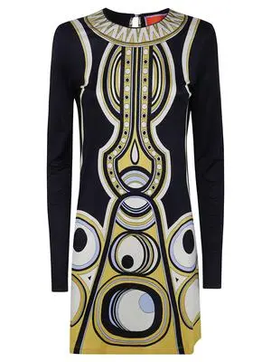 La DoubleJ Multicolor Printed Mini Dress - Multi