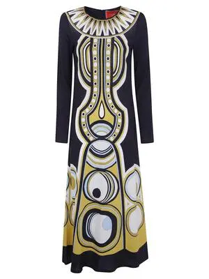 La DoubleJ Sanctuary Place Long Sleeve Dress - Multi