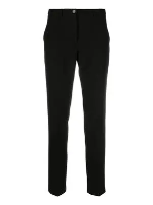 SEVENTY VENEZIA Slim Pants With Side And Back Pockets - Black