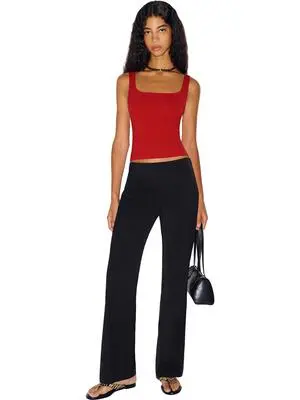 REFORMATION Carla Knit Top - Red