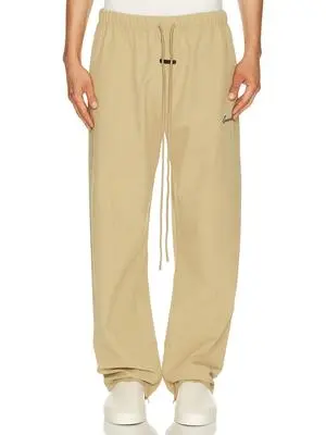 Fear Of God Signature Track Pant In Grey - Dune