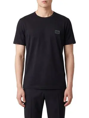 Dolce & Gabbana Tone-on-tone Logo Cotton T-shirt - Black
