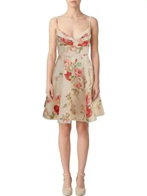 Zimmermann Roselight Linen Mini Dress - Cream