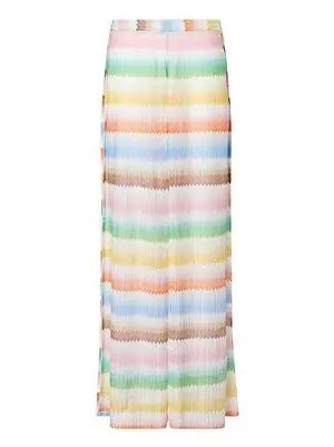 Missoni Side-split Chevron Knitted Trousers - Multi