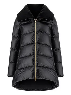 Herno Piumino A-shape Quilted Down Jacket - Black
