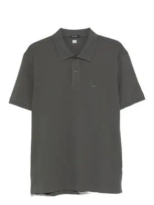 C.P. COMPANY C. P. Company Short Sleeve Polo Shirt - Grey