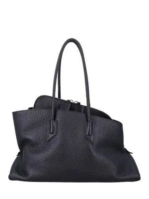 Attico THE ATTICO The Paintseggiata Medium Tote Handbag Nero