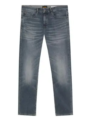 BOSS Slim-fit Stretch-cotton Jeans - Grey