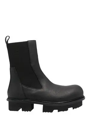 Rick Owens Beatle Megatooth Tractor Boots - Black