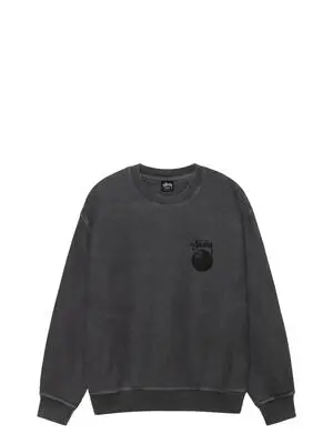 StÜssy 8 Ball Pigment Dyed Crew 2 - Black