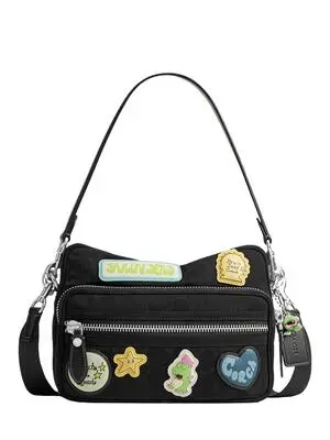 BRAIN DEAD X Coach Signature Nylon Crossbody Bag - Black