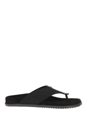 Dolce & Gabbana Dg Logo Thong Sandals - Black