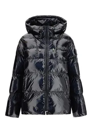 Pinko Eleodoro Quilted Down Jacket With Hood - Black