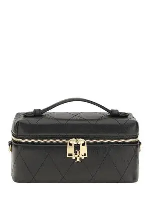 Tory Burch Charlie Beauty Case - Black
