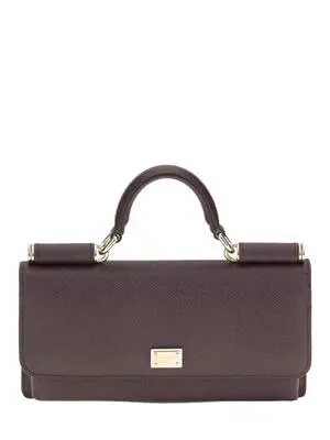 Dolce & Gabbana Micro Sicily Shoulder Bag - Brown